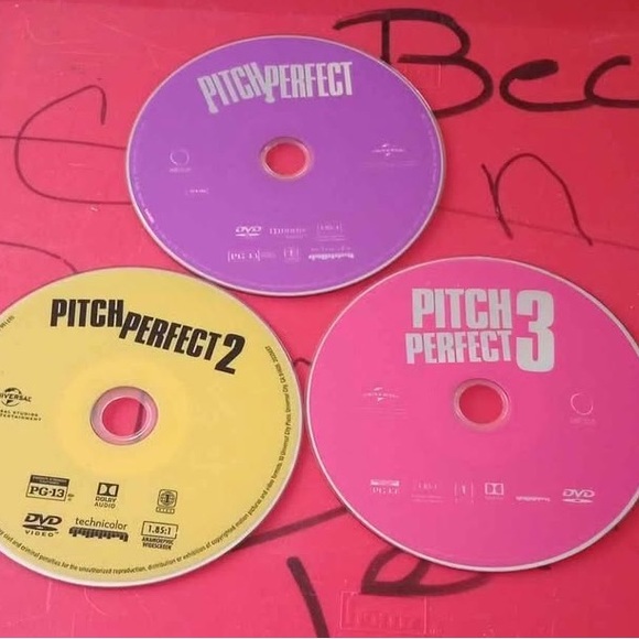 Other | Pitch Perfect Dvd Collection Purple Yellow Pink | Poshmark